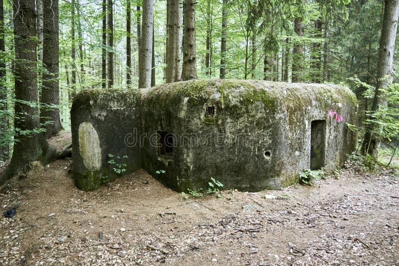 World War II Bunker Complex on the Border between Czechia and Germany ...