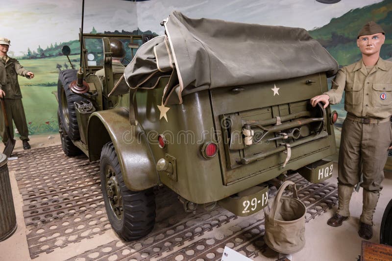 Dodge WC-56 Command Vehicle Editorial Image - Image of soldier, france ...