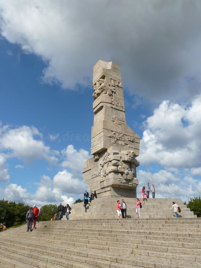 World War II Memorial of the Battle of Westerplatte in Danzig Editorial ...