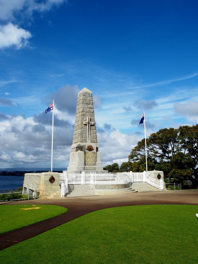World War II Memorial. Perth Stock Photo - Image of memorial, history ...