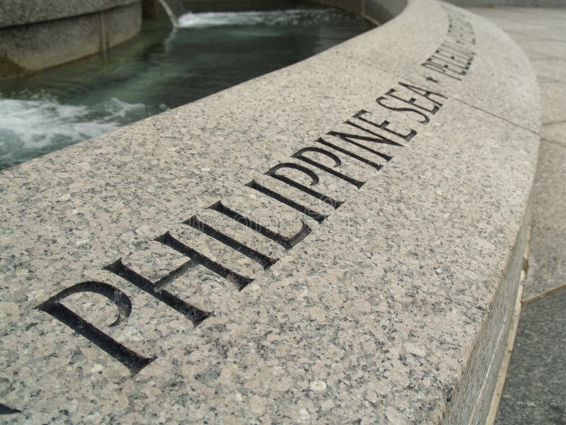 World War II Memorial - Philippine Sea Stock Photo - Image of landmark ...