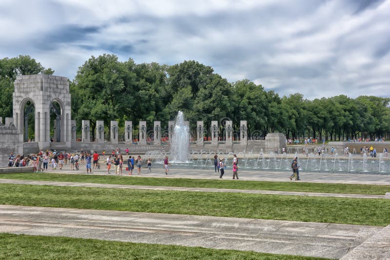 World War II Memorial Washington DC Editorial Photo - Image of exterior ...
