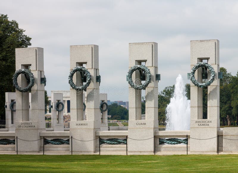 World War II Memorial Washington DC, USA Editorial Stock Photo - Image ...