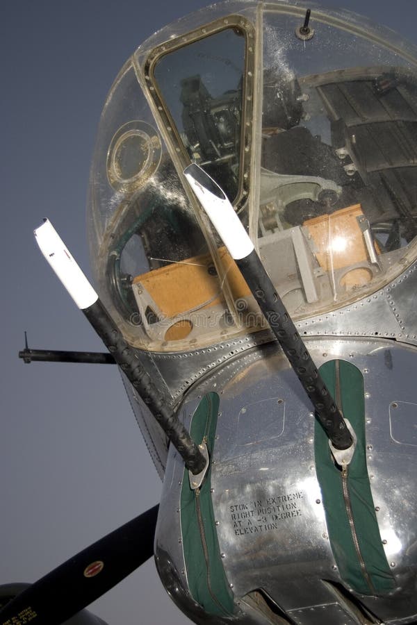 World War II Tailgunner Turret Stock Photo - Image of aircraft, power ...