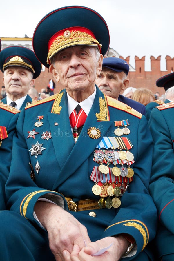 World War II Veteran, Retired General Linnik V. Editorial Stock Image ...