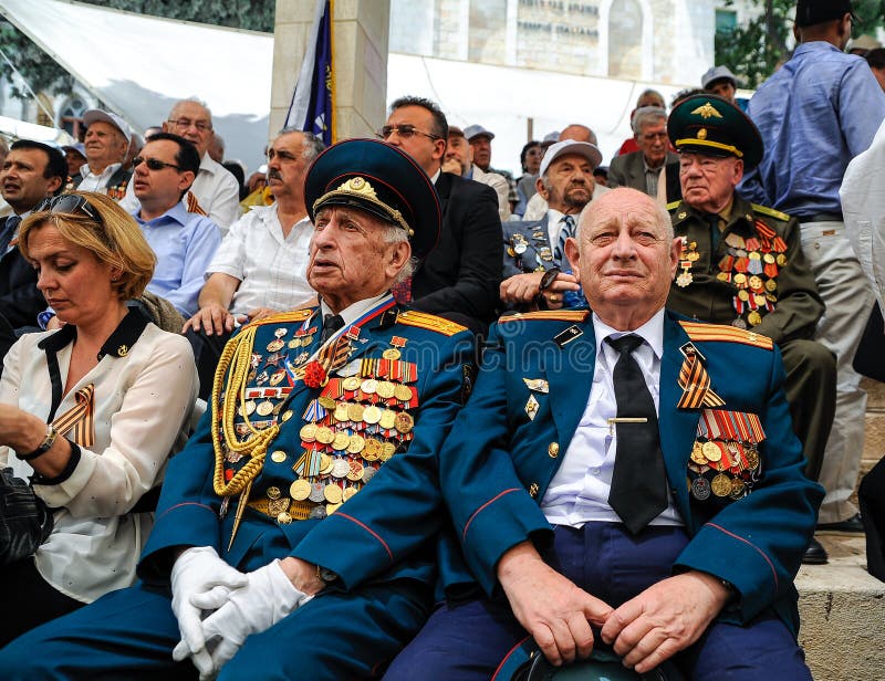 World War II Veterans at the Celebration of 9th May Editorial Image ...