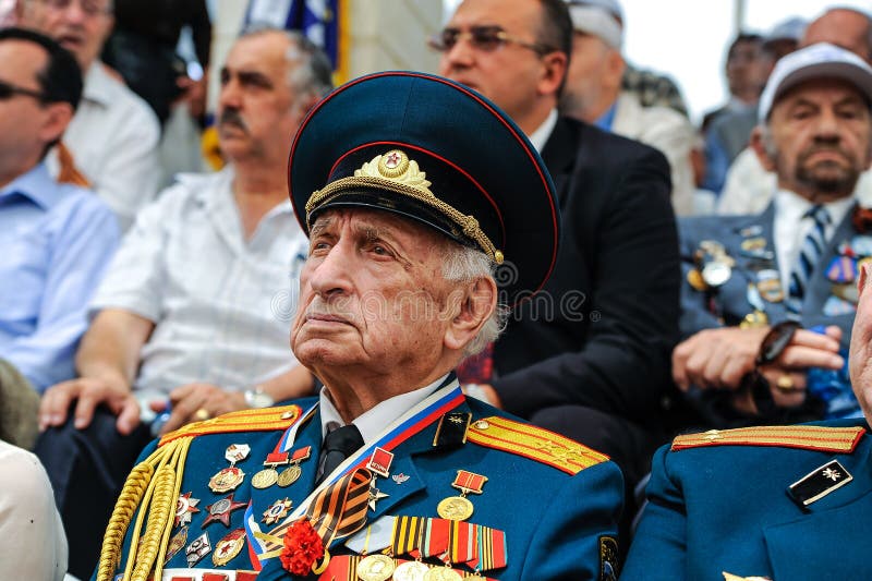 World War II Veterans at the Celebration of 9th May Editorial Stock ...