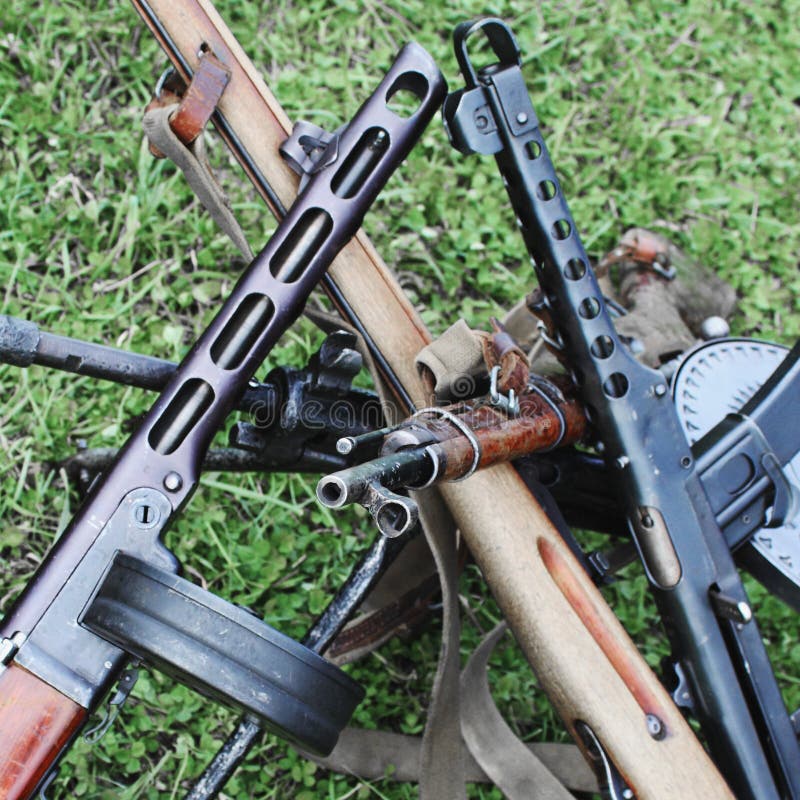 World war ii weapons stock photo. Image of machinegun - 27578304
