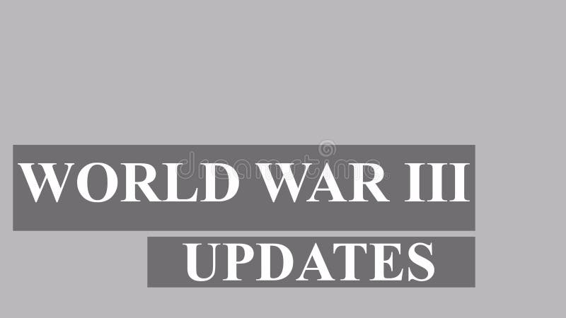 World War III Updates - Lower Third - HD - Alpha Stock Footage - Video ...
