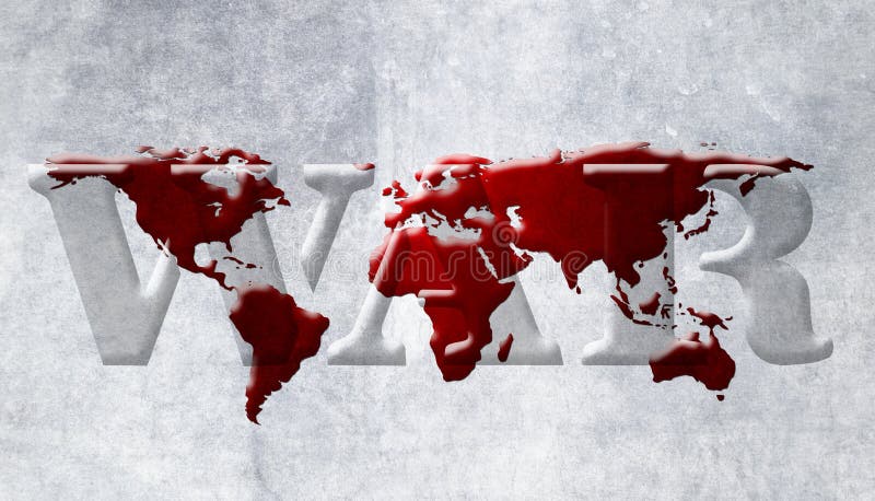 World War Map stock illustration. Illustration of globe - 22538507