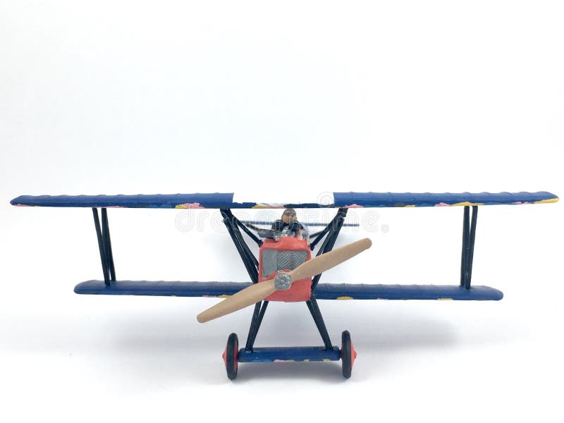 World War One Model Plane, Front View Stock Photo - Image of airplane ...