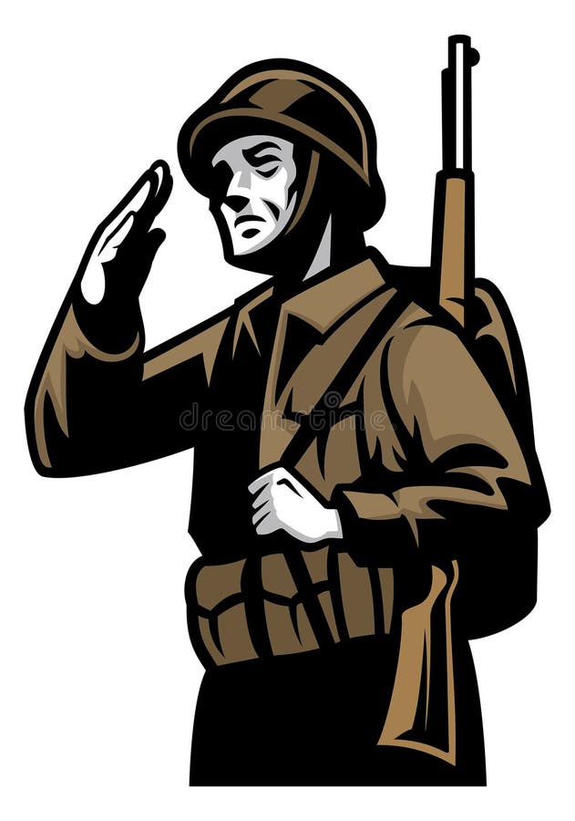 World war soldier stock vector. Illustration of allies - 73835169