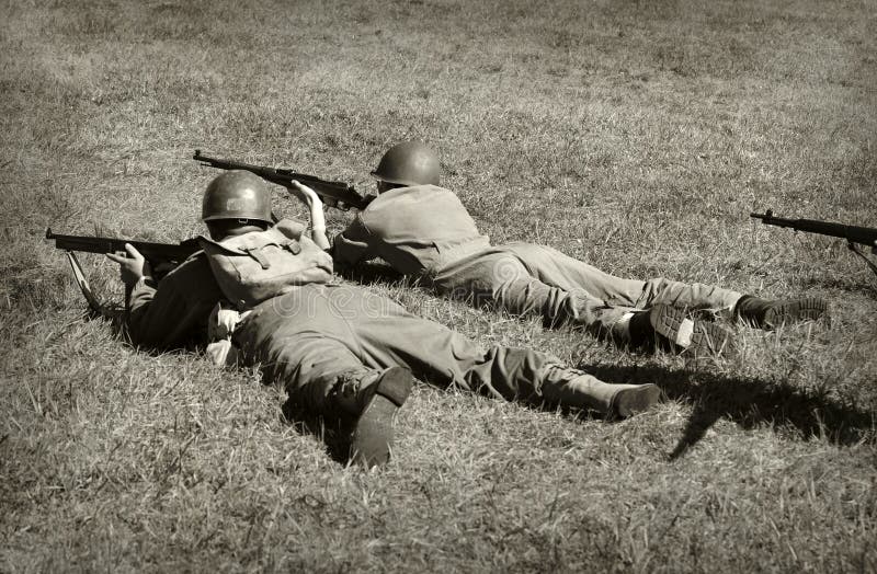 World War I Soldiers, One Hundred Seventh Infantry Memorial, Central ...