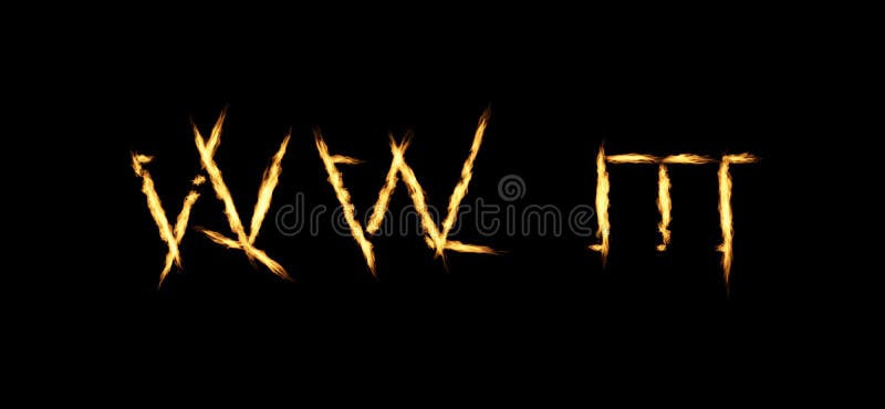 WORLD WAR THREE Text with Burning Flames Effect Stock Illustration ...