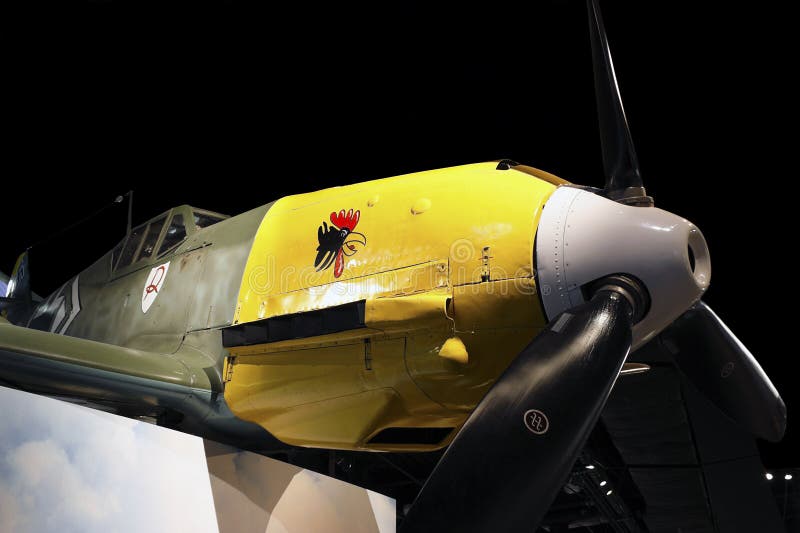 World War Two German Fighter Aircraft Editorial Image - Image of world ...