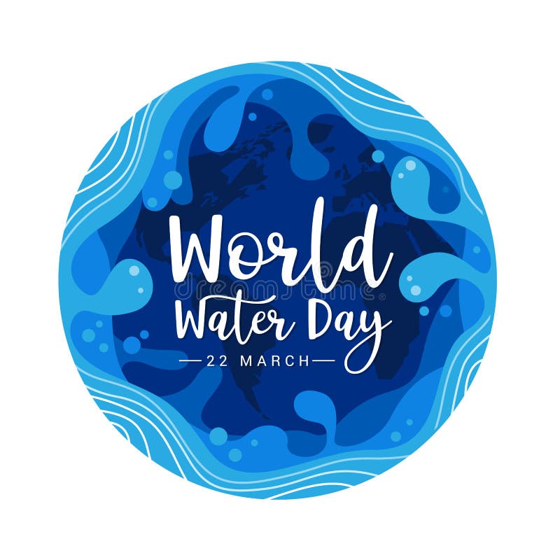World Water Day Bstract Circle Water Splash and Wave-lager Och World ...