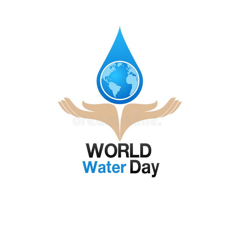 World Water Day Campaign. stock vector. Illustration of earth - 187976344