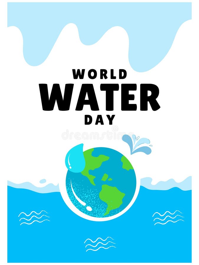 World Water Day 2025 Clipart ðŸŒŽ Download Now Stock Vector ...