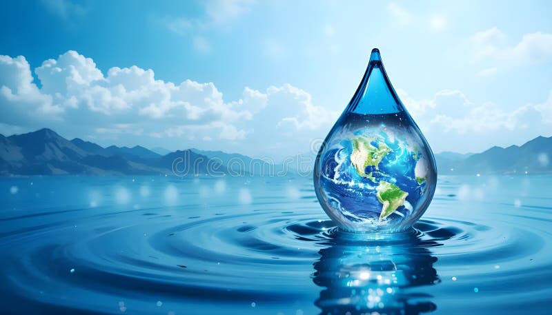 World Water Day Concept,Every Drop Matters, Saving Water, Protecting ...