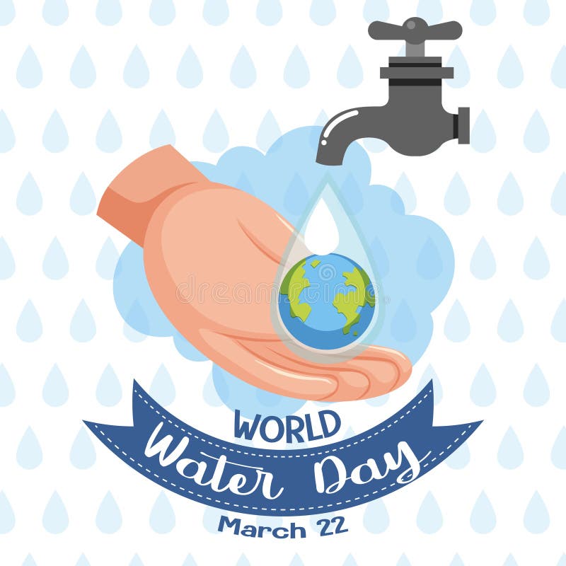 World water day icon stock vector. Illustration of word - 208660404