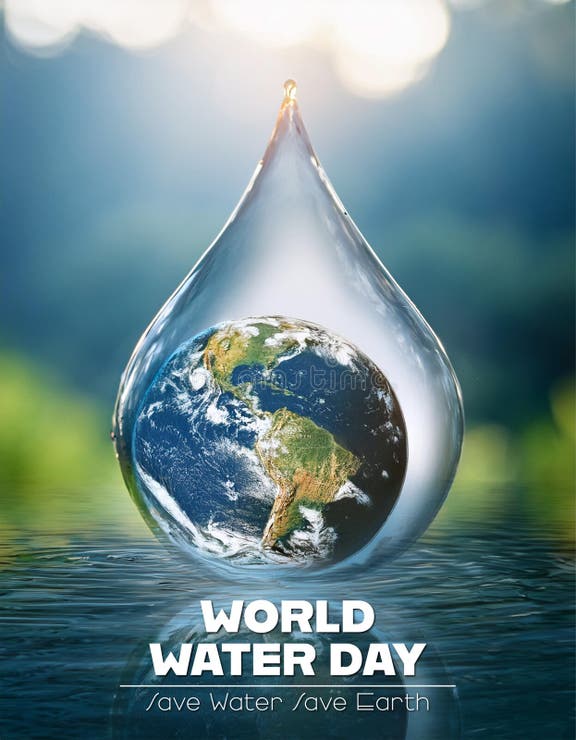 World Water Day Poster Design Stock Illustration - Illustration of ...
