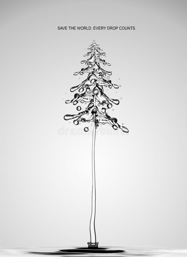 WORLD WATER DAY - Save the World. Every Drop Counts. Stock Illustration ...