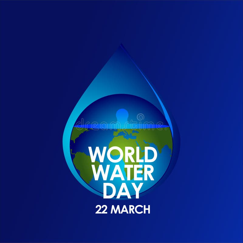 World Water Day Vector for Banner Print Stock Illustration ...