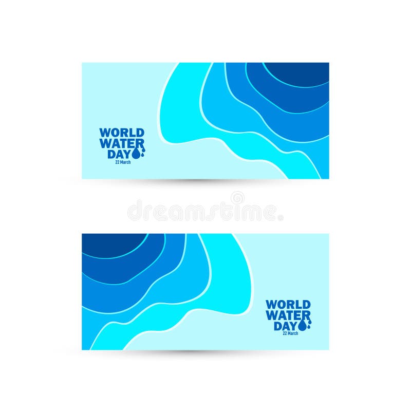 World Water Day Vector Template Design Illustration Stock Vector ...