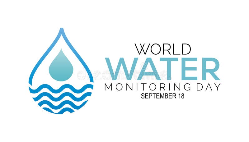 Water Monitoring Day Vertical Poster Flat Cartoon Hand Drawn Templates ...