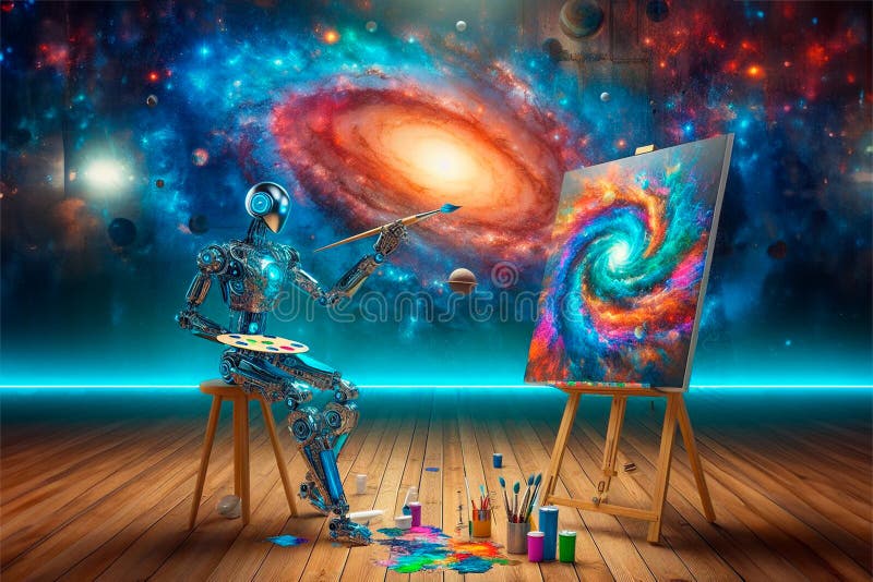 In a World Where Artificial Intelligence Meets Art, a Robot Skillfully ...