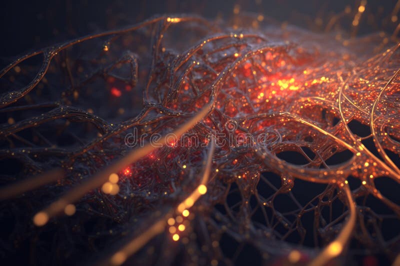 The World Where Flow the Information. a Vision of the Internet Stock ...