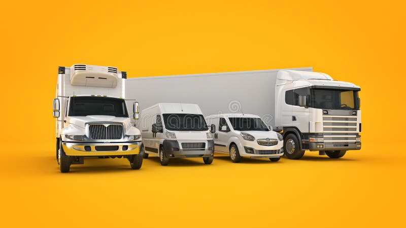 World Wide Cargo Transport Concept. 3d Rendering Stock Illustration ...