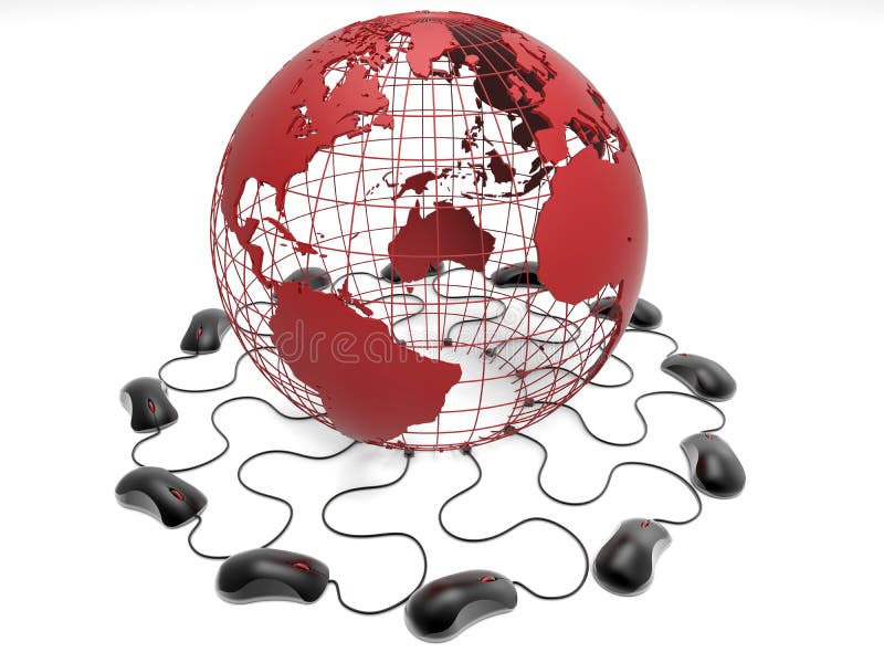 World Wide Connection Concept Stock Illustration - Illustration of fast ...