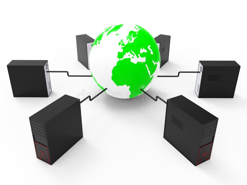 World Wide Network Represents Web Site and Computer Stock Illustration ... World Wide Network Represents Web Site and Computer Stock Illustration ...