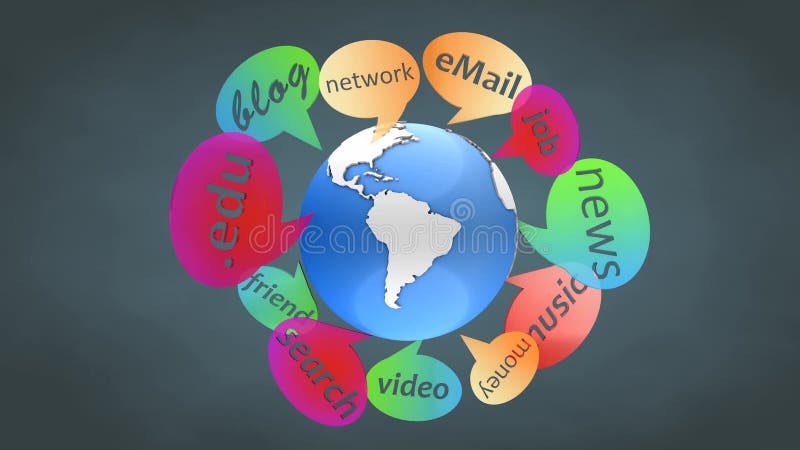 World wide web animation stock video. Video of matte - 203813813