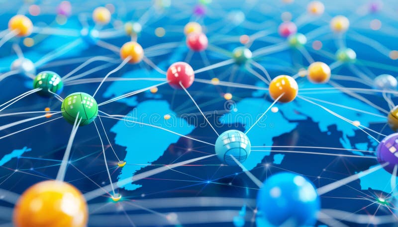 World Wide Web Concept, Network Stock Illustration - Illustration of ...