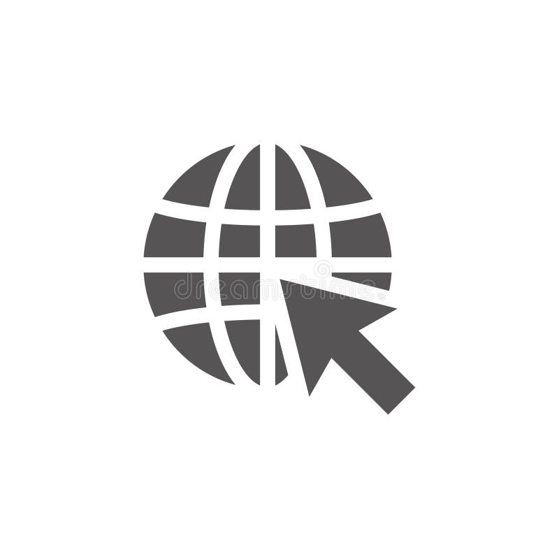 World Wide Web Icon Design Template Illustration Stock Vector ...