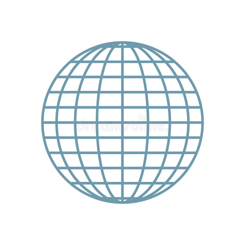 World Wide Web Icon Isoluted on the White Background Stock Vector ...