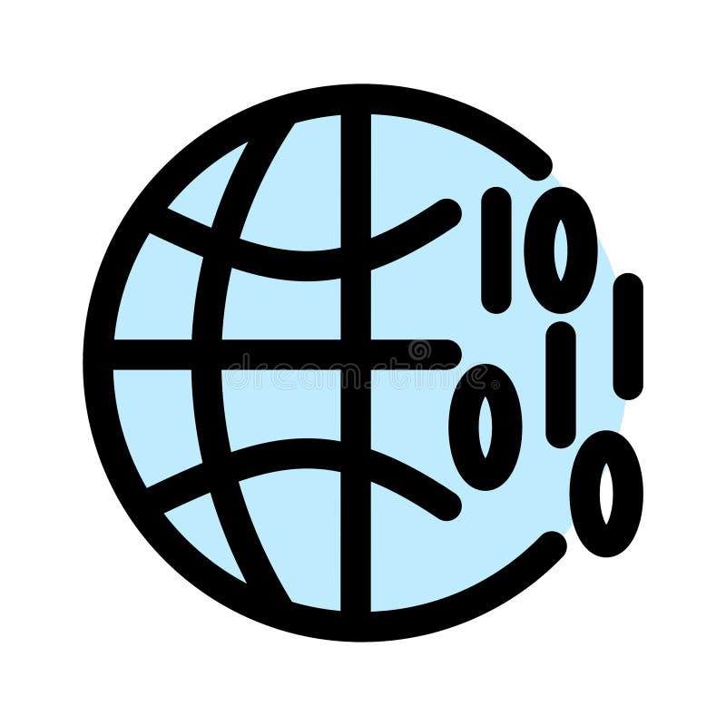 World Wide Web Symbol - Artificial Intelligence Icon Stock Illustration ...