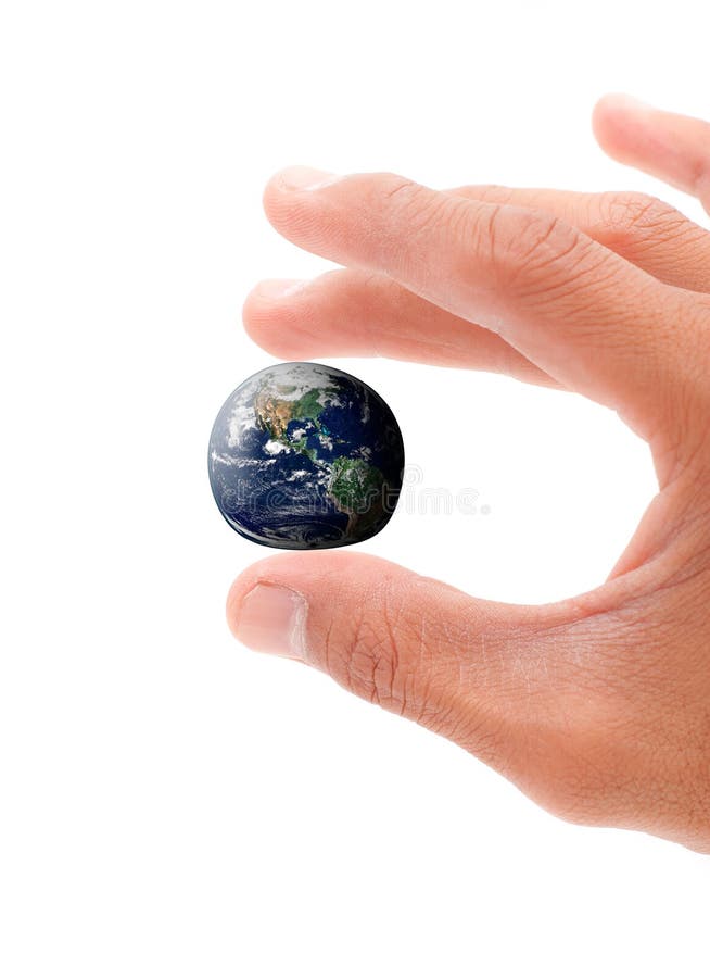 The World at Your Fingertips Stock Image - Image of fingertips, concept ...