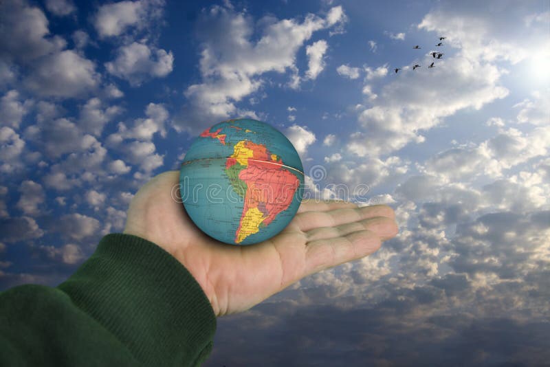 World in Your Hand stock photo. Image of diplomatic, offer - 13996936