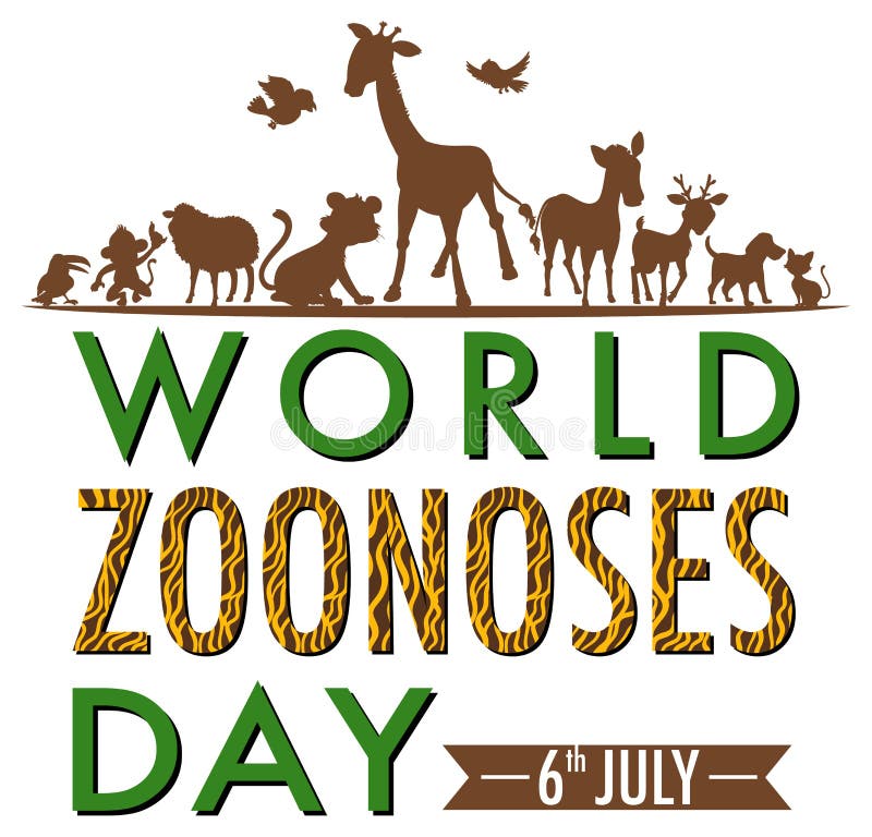 World Zoonoses Day Banner Design Stock Vector - Illustration of nature ...