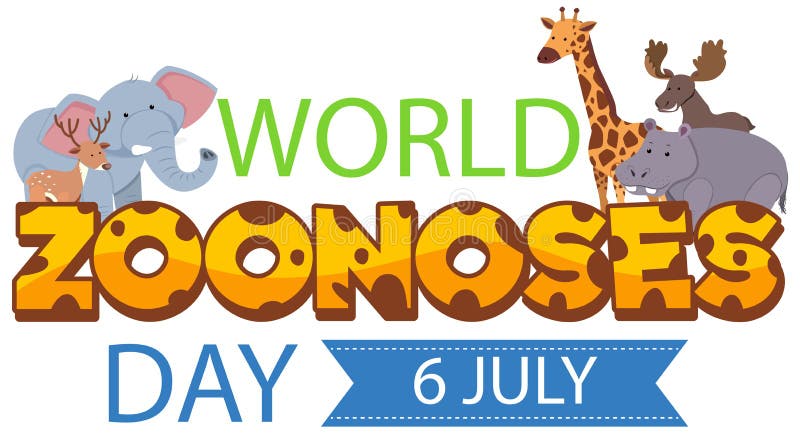 World Zoonoses Day Banner Design Stock Vector - Illustration of blank ...