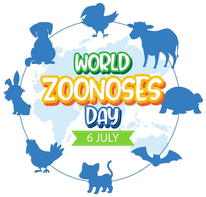 World Zoonoses Day Banner Design Stock Vector - Illustration of ...