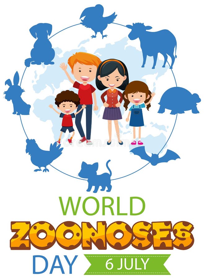 World Zoonoses Day Banner Design Stock Vector - Illustration of icon ...