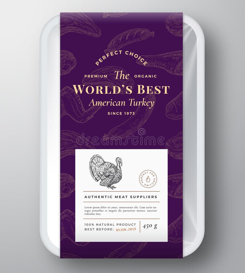 Worlds Best Poultry Abstract Vector Plastic Tray Container Cover ...