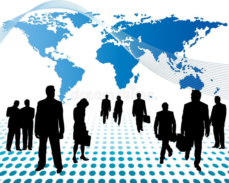 Worldwide business stock vector. Illustration of passion - 8358756