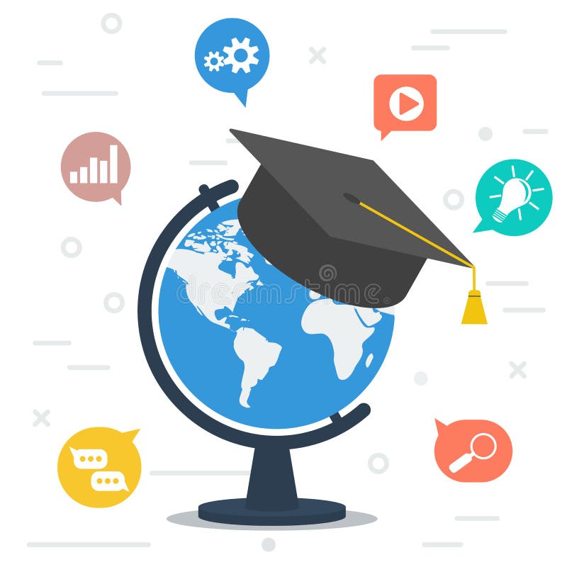 Student Globe stock vector. Illustration of globe, geography - 26243293