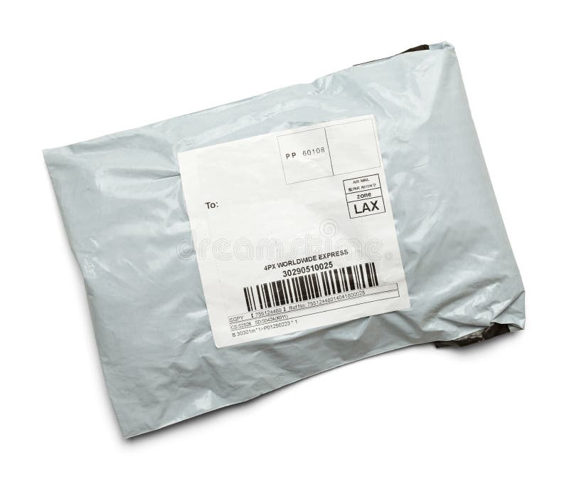 Dusty Yellow Mail Package stock photo. Image of business - 4510882