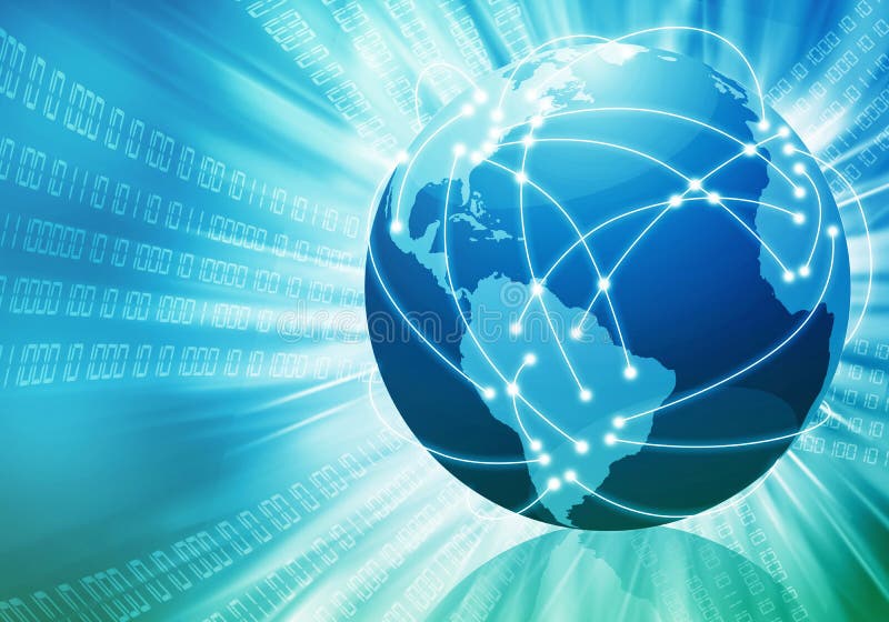 Global Internet Concept 02 stock illustration. Illustration of network ...